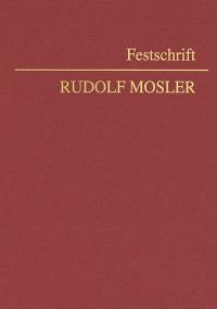 Festschrift Rudolf Mosler | eBook 978-3-214-26005-7