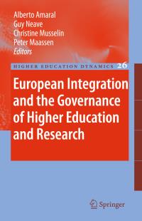 European Integration and the Governance of Higher Education and ...