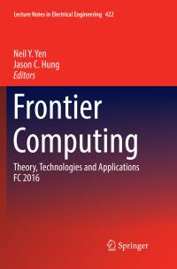 Frontier Computing | Buch 978-981-10-9811-6