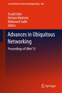 Advances in Ubiquitous Networking | Buch 978-981-287-989-9
